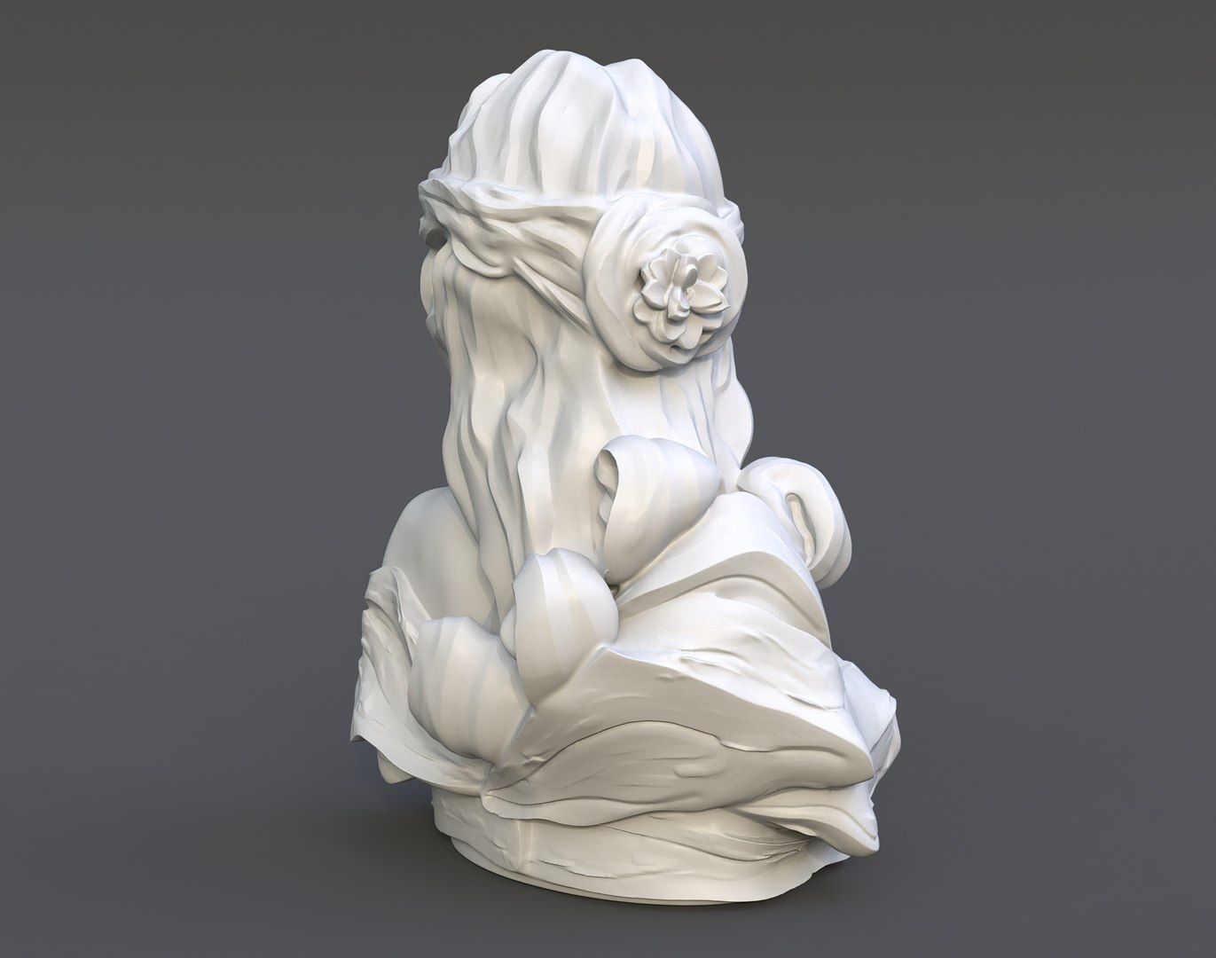 3D Female Bust Statue 3D print model - TurboSquid 2162824