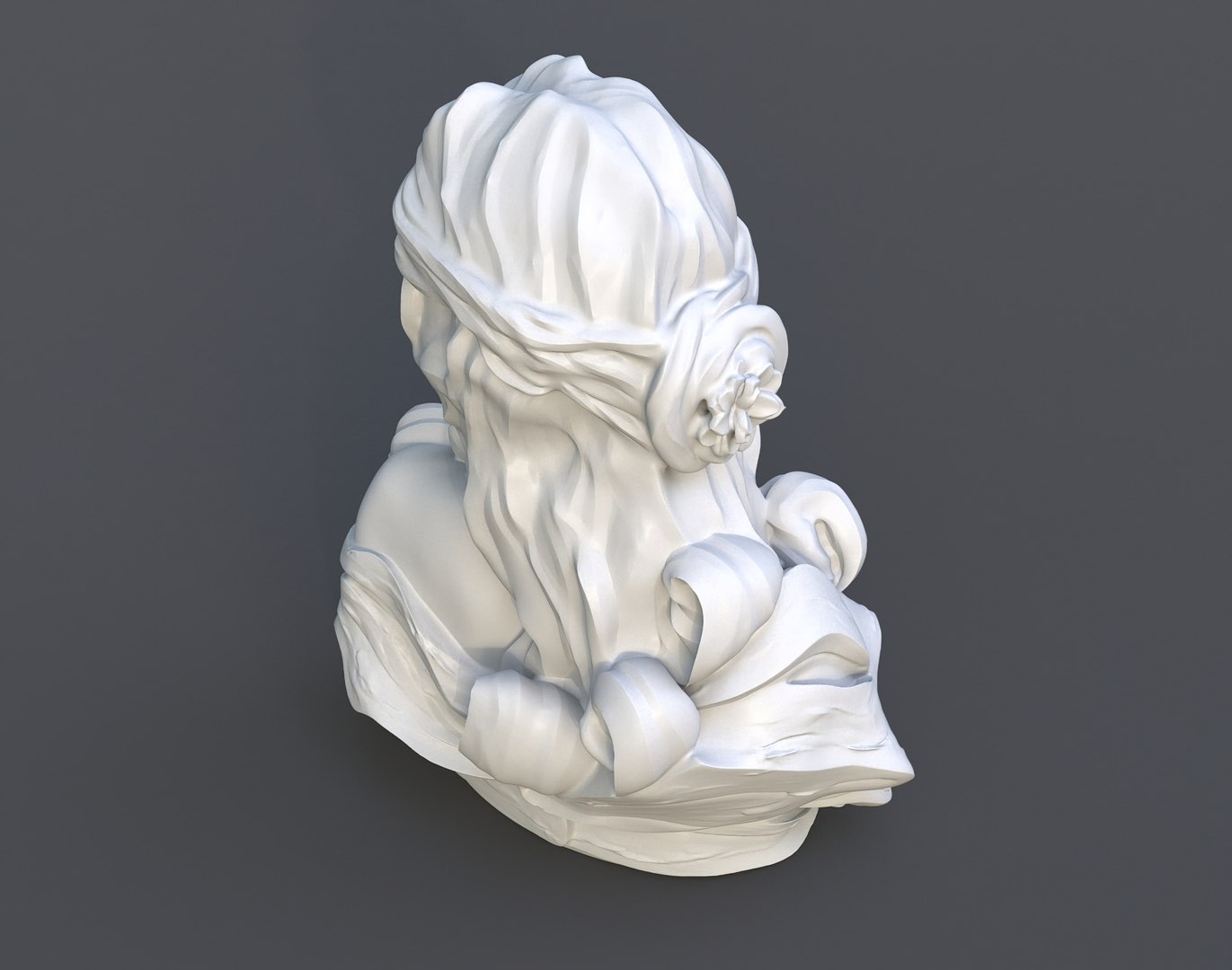 3D Female Bust Statue 3D print model - TurboSquid 2162824
