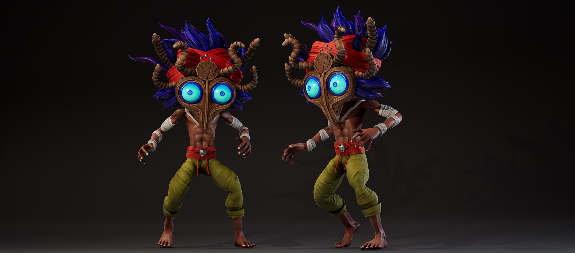 3D Stylized Character Druid 2 - TurboSquid 2031191