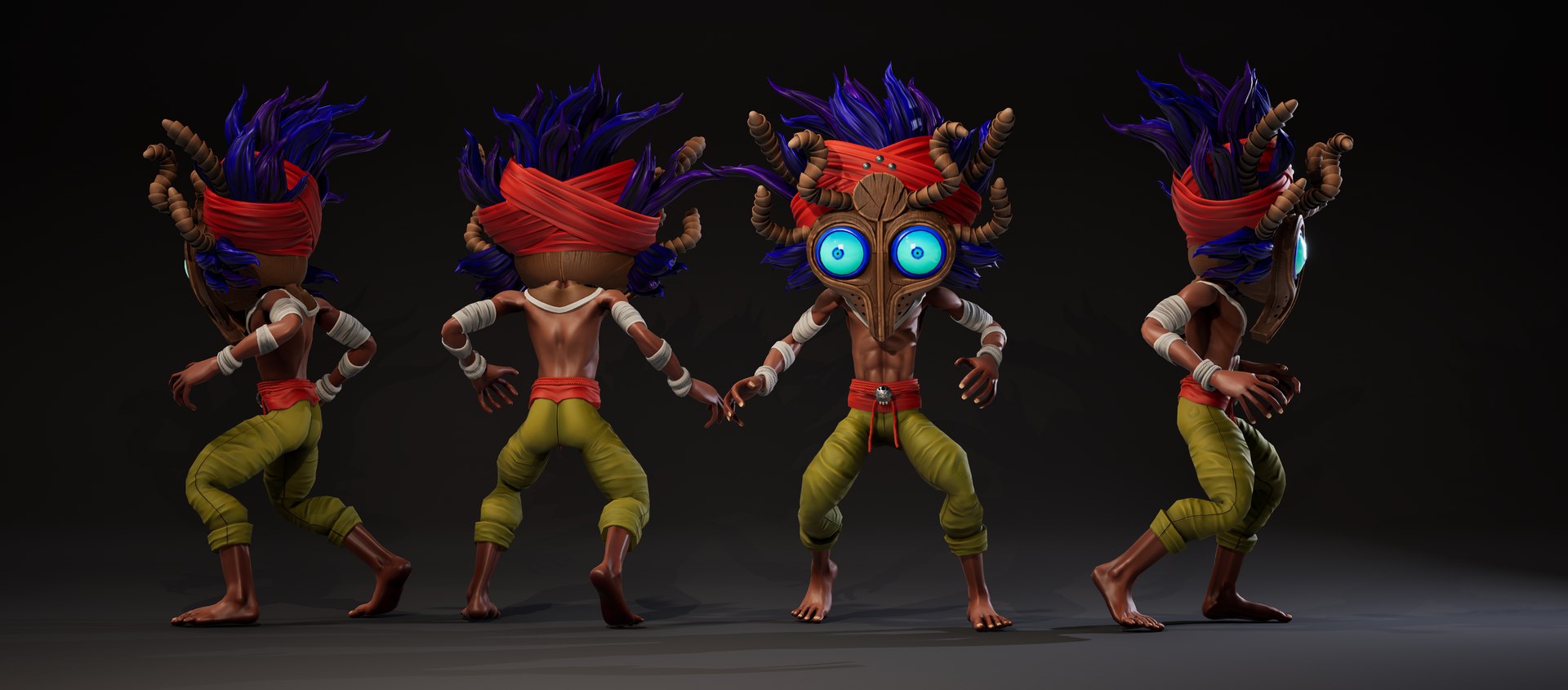 3D Stylized Character Druid 2 - TurboSquid 2031191