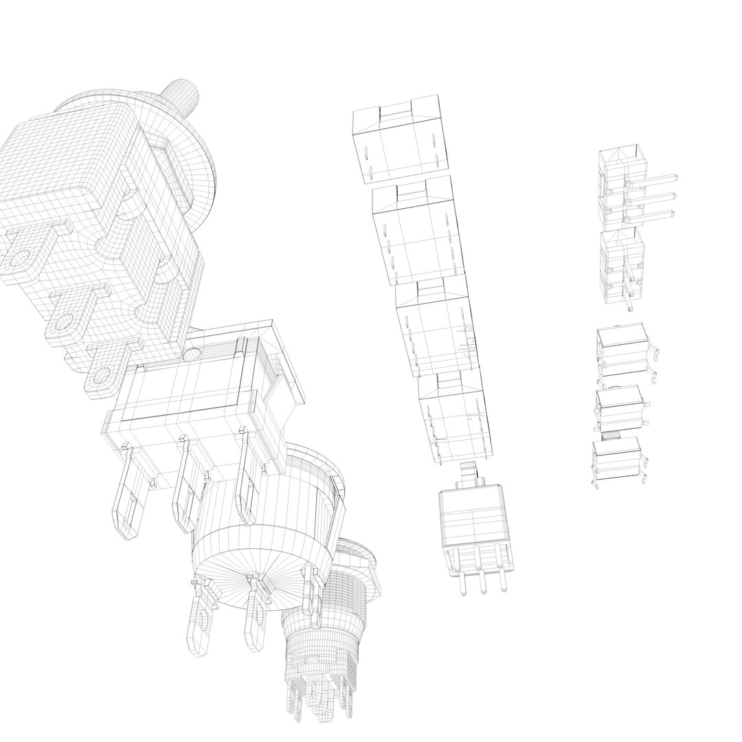 3D Electrical Switch Model - TurboSquid 1744187