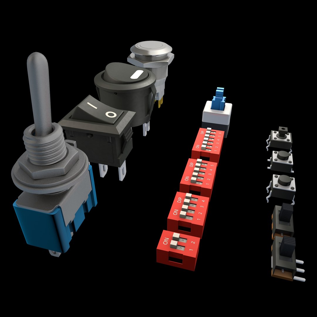 3D Electrical Switch Model - TurboSquid 1744187
