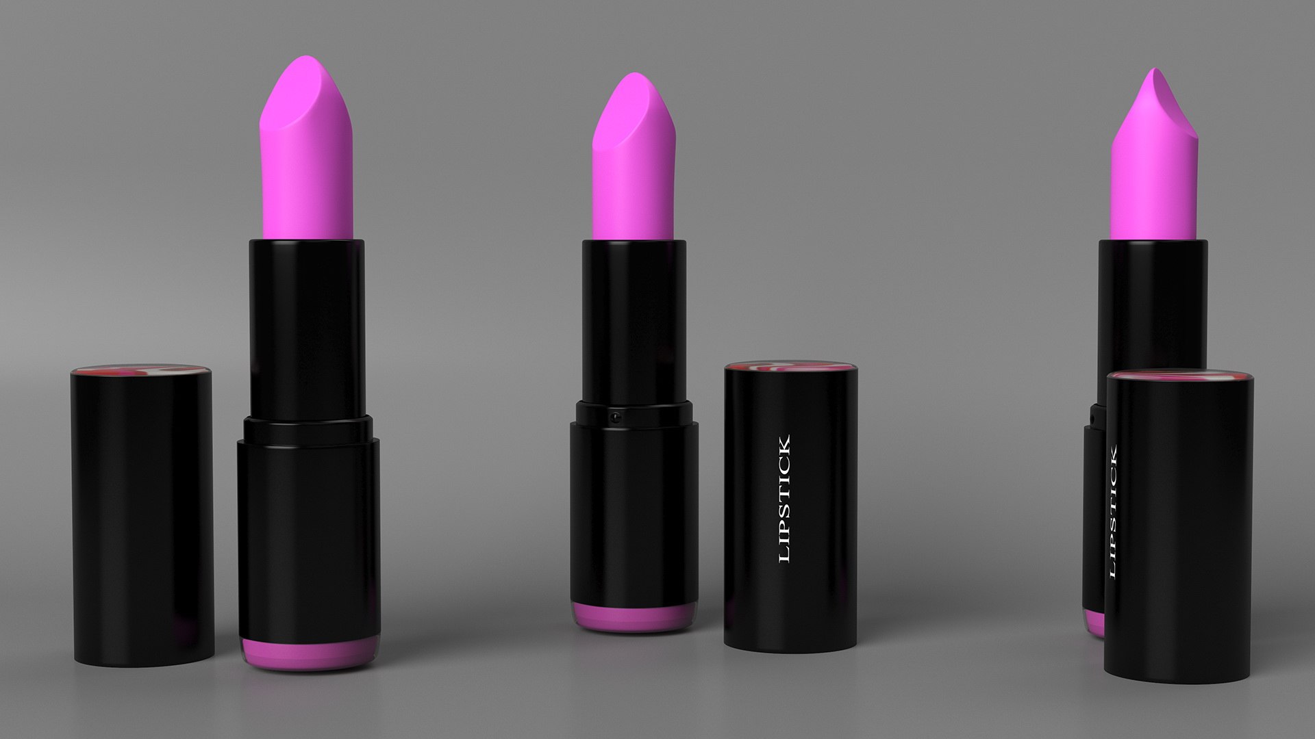 3D Round Crimson Lipstick - TurboSquid 2146107