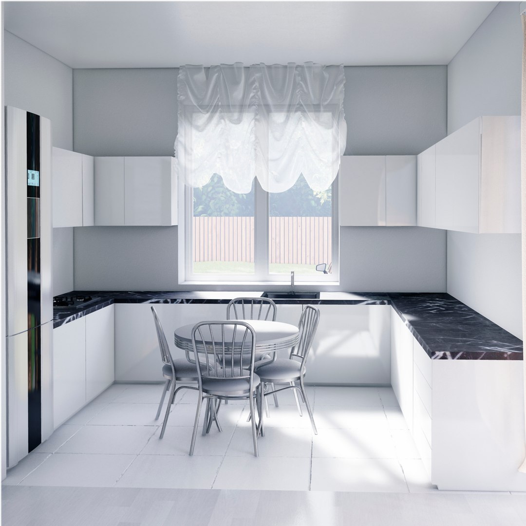 Kitchen Set 3D Model - TurboSquid 1844717