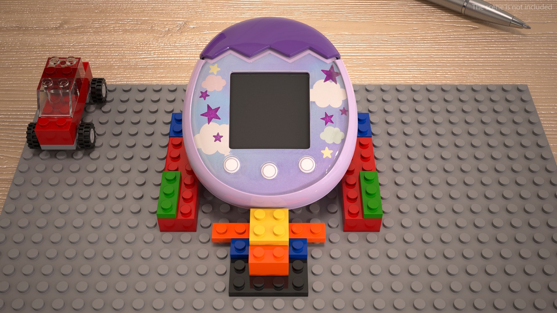 3D Model Virtual Tamagotchi Pet Violet - TurboSquid 2040312