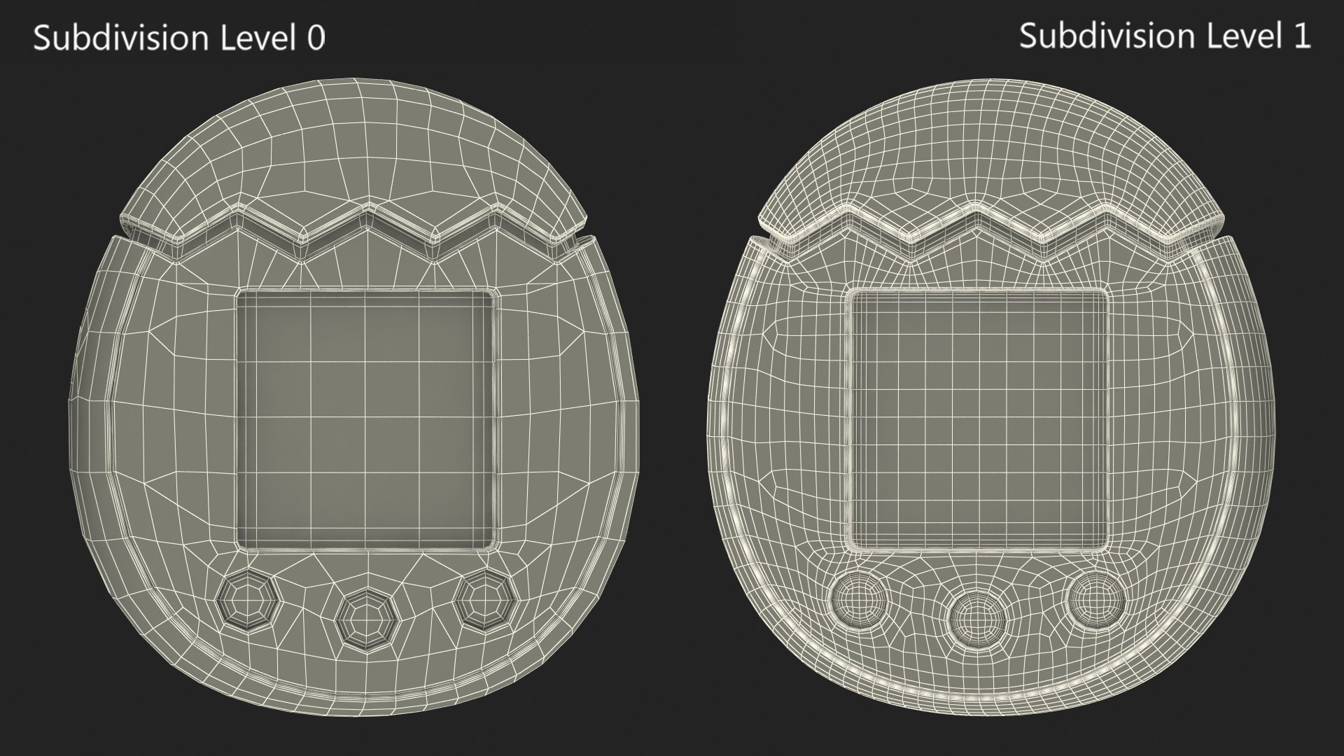 3D Model Virtual Tamagotchi Pet Violet - TurboSquid 2040312