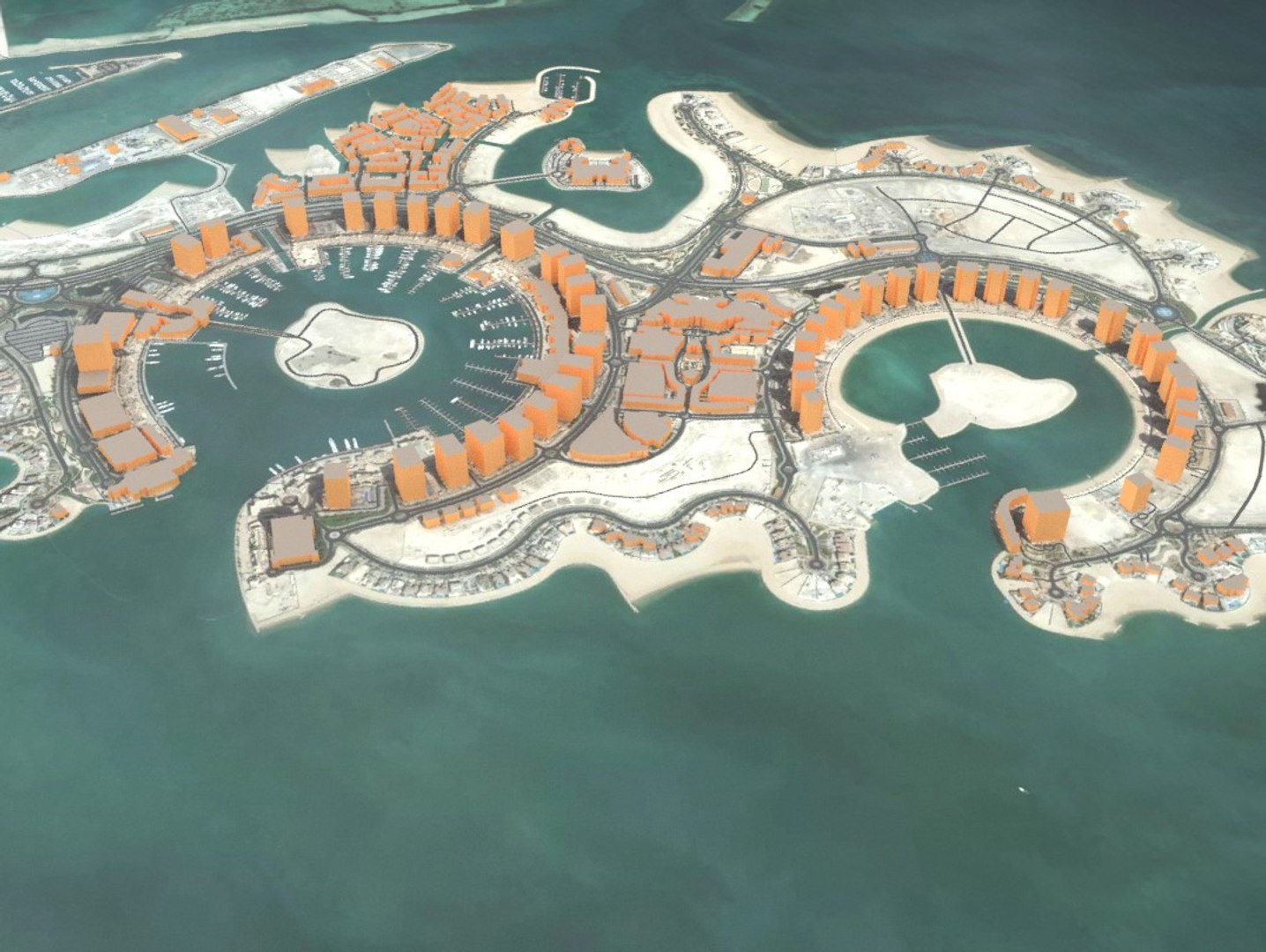 Doha City Qatar 3D Model - TurboSquid 1654618