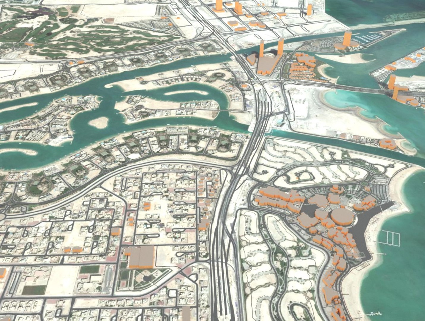Doha City Qatar 3D Model - TurboSquid 1654618