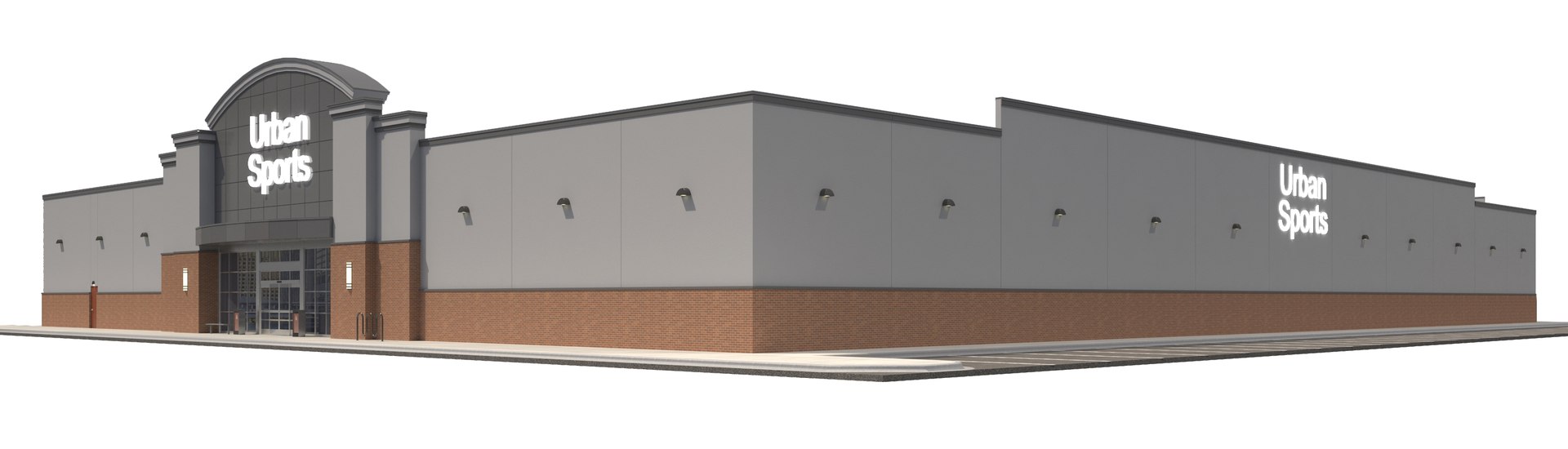 3D Exterior Retail Store Model - TurboSquid 1341946