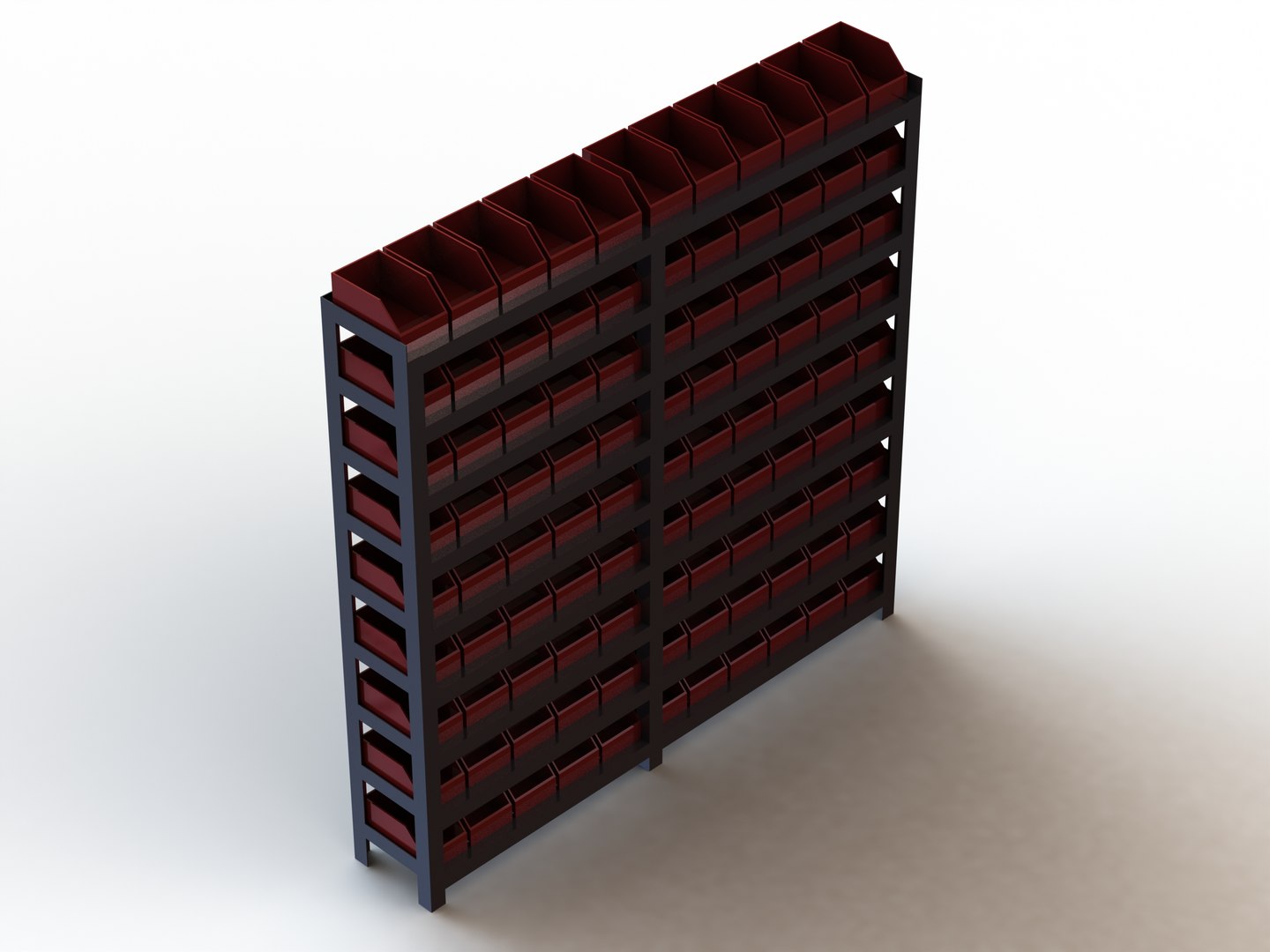 Material Tool Box W Iron Shelf 3D - TurboSquid 2161333