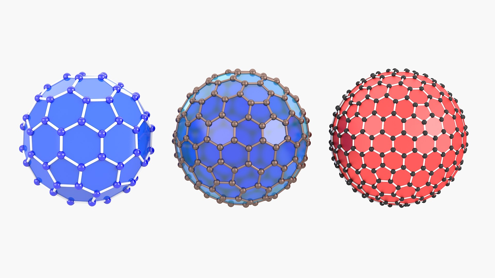 3D Buckyballs Model - TurboSquid 1258204