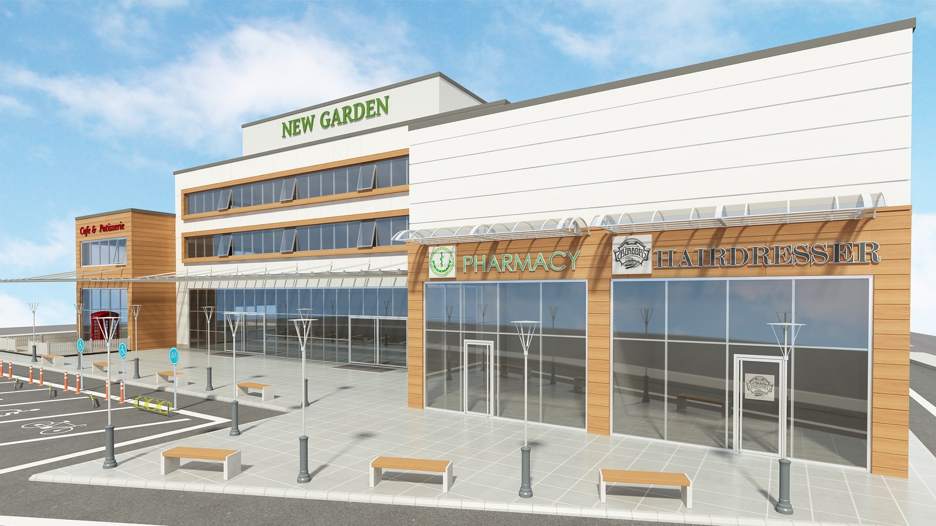 The Mall Building 3D Model - TurboSquid 1971489