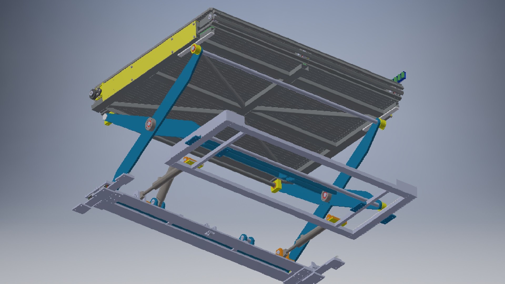 Two Step Scissor Lift Model - TurboSquid 2051100