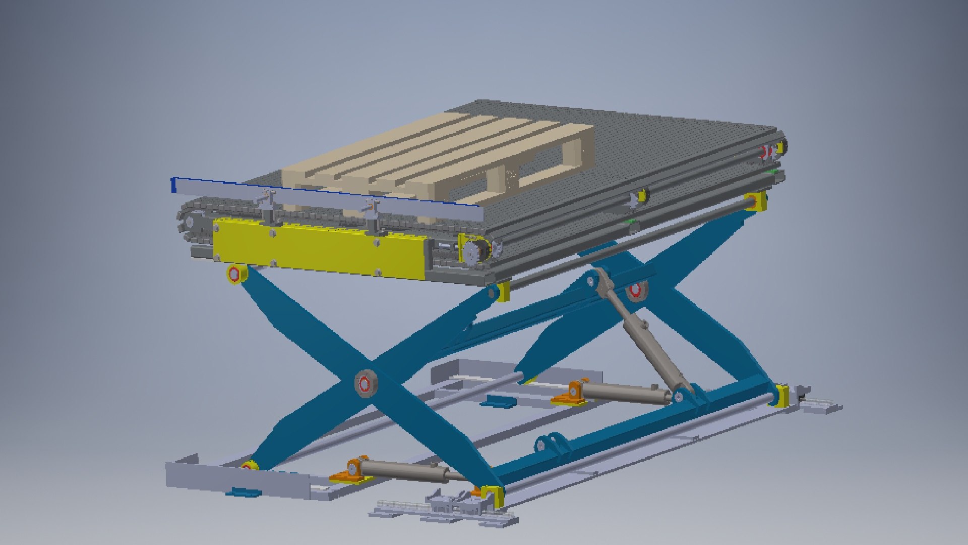 Two Step Scissor Lift Model - TurboSquid 2051100