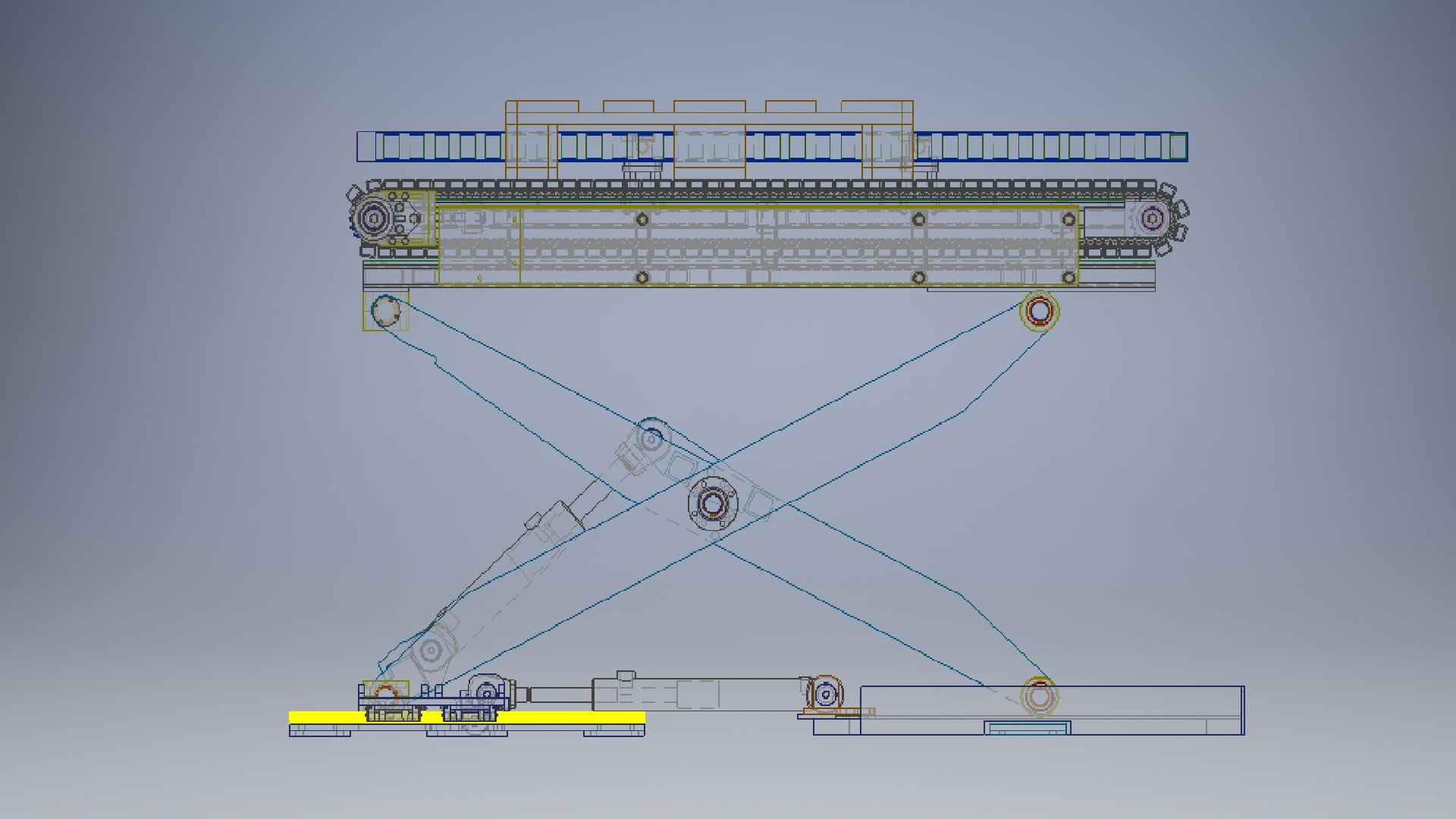 Two Step Scissor Lift Model - TurboSquid 2051100