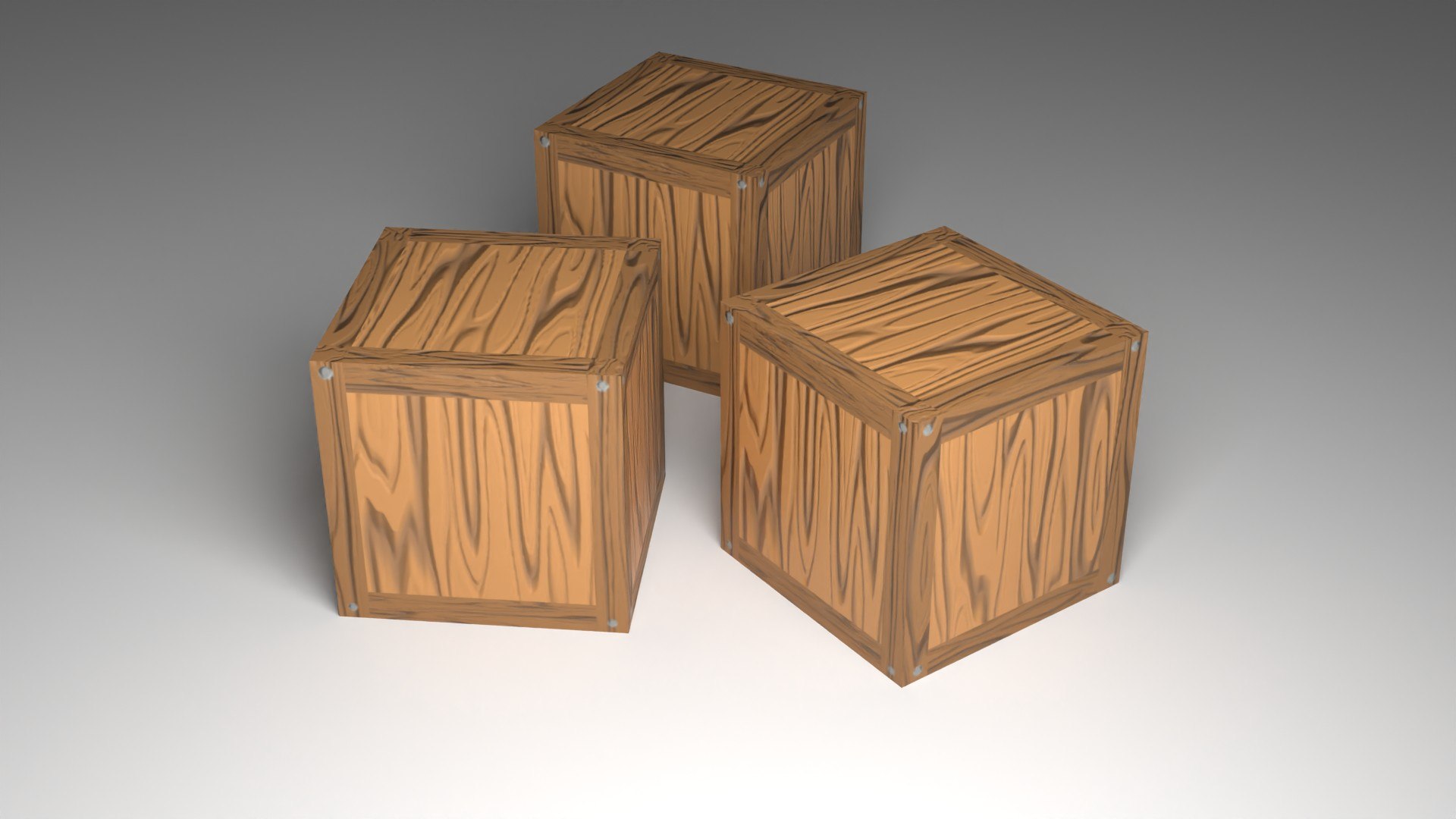 Low Poly Stylized Wooden Box 3D Model - TurboSquid 2195068