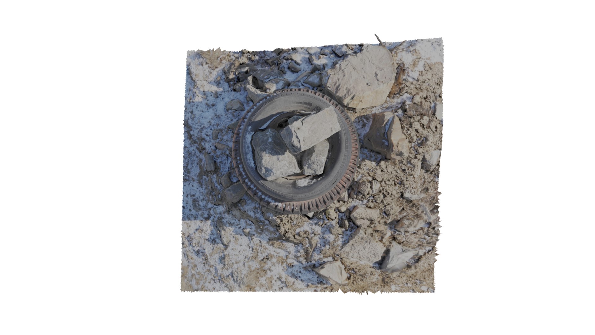 3D Tire Stone Model - TurboSquid 2152502