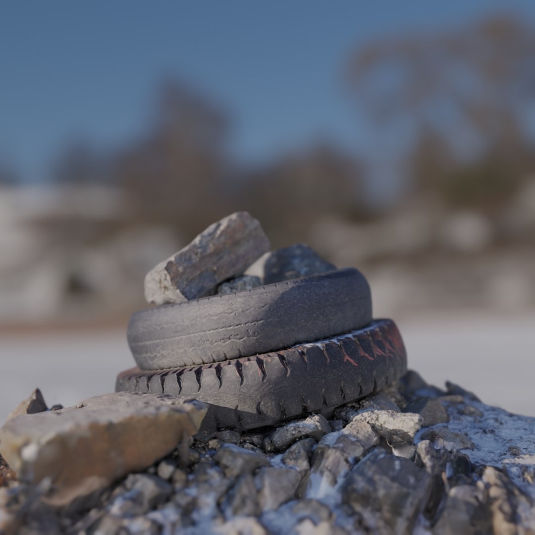 3D Tire Stone Model - TurboSquid 2152502