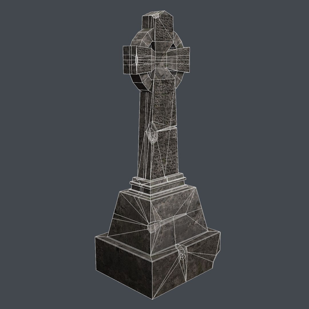 Gravestone Ready Unity 3d Model