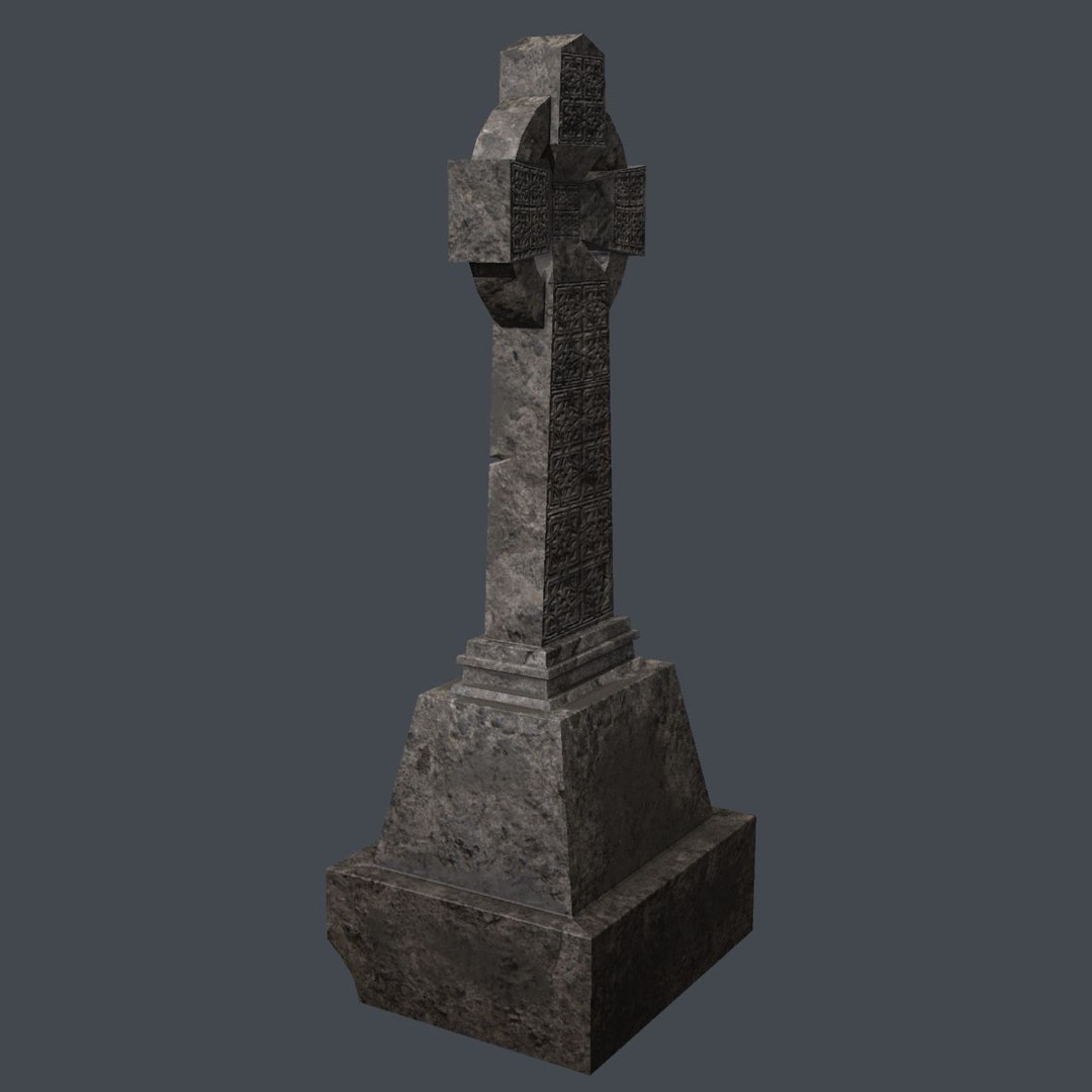 Gravestone Ready Unity 3d Model