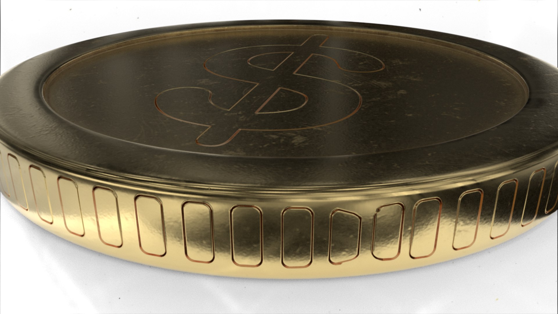 Low Poly 3D Cartoon Coin 3D Model - TurboSquid 1756667