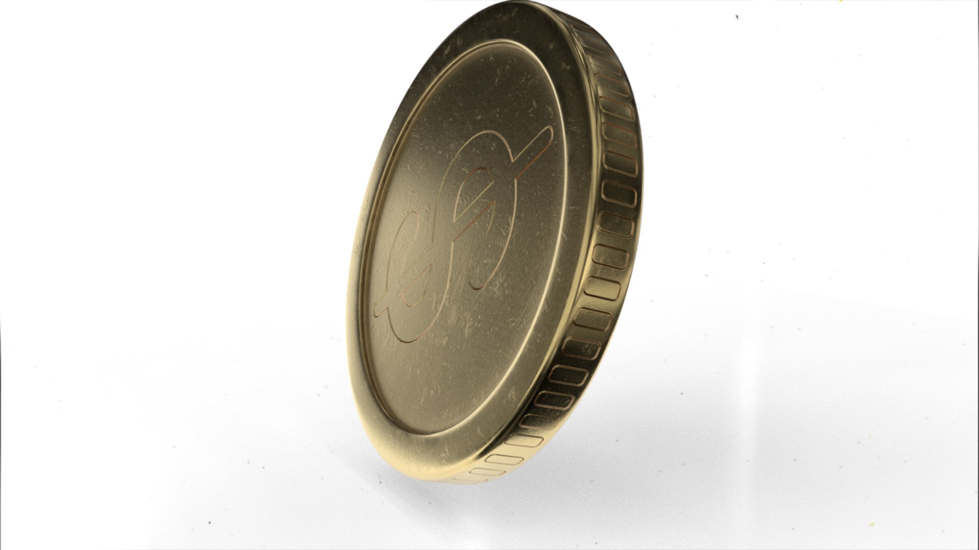 Low Poly 3D Cartoon Coin 3D Model - TurboSquid 1756667