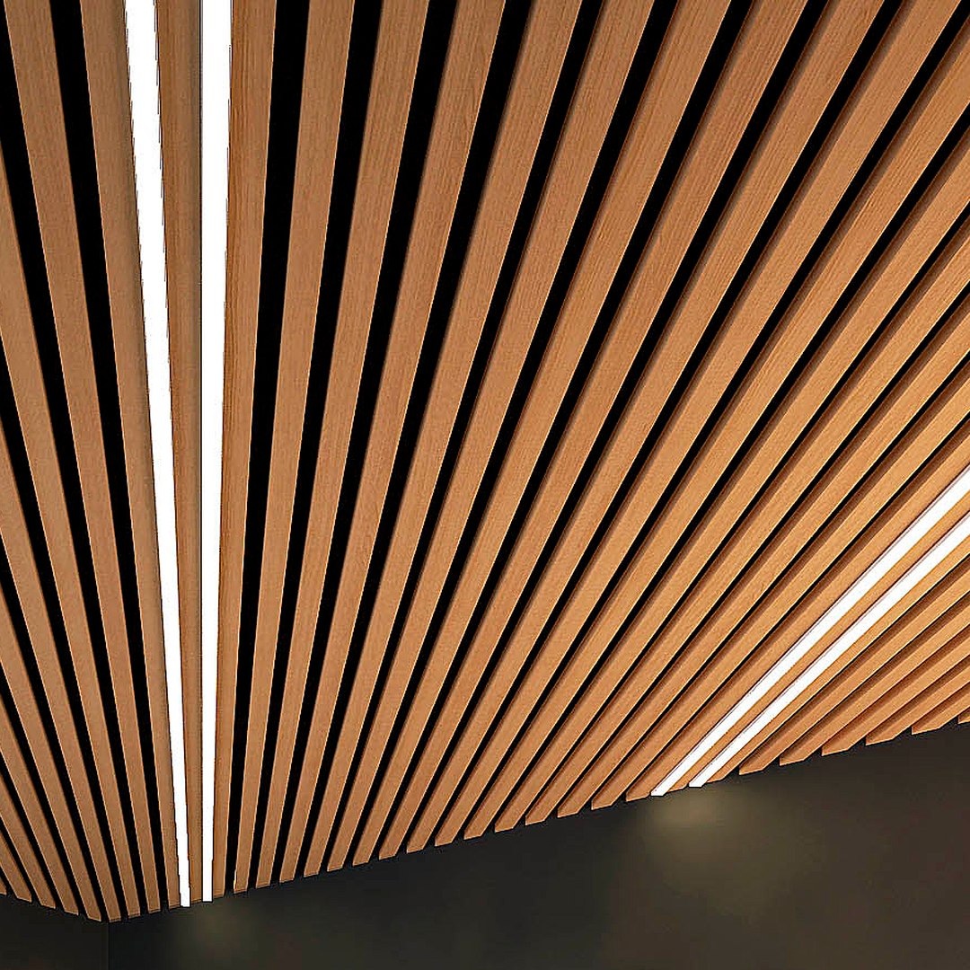 Wooden Ceiling 3D - TurboSquid 1371436