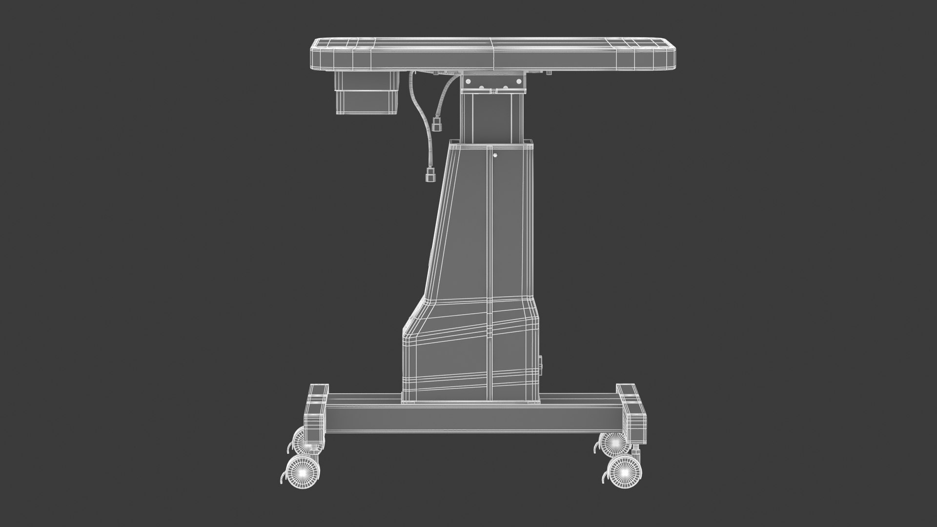 3D Medical Motorized Table - TurboSquid 2316317
