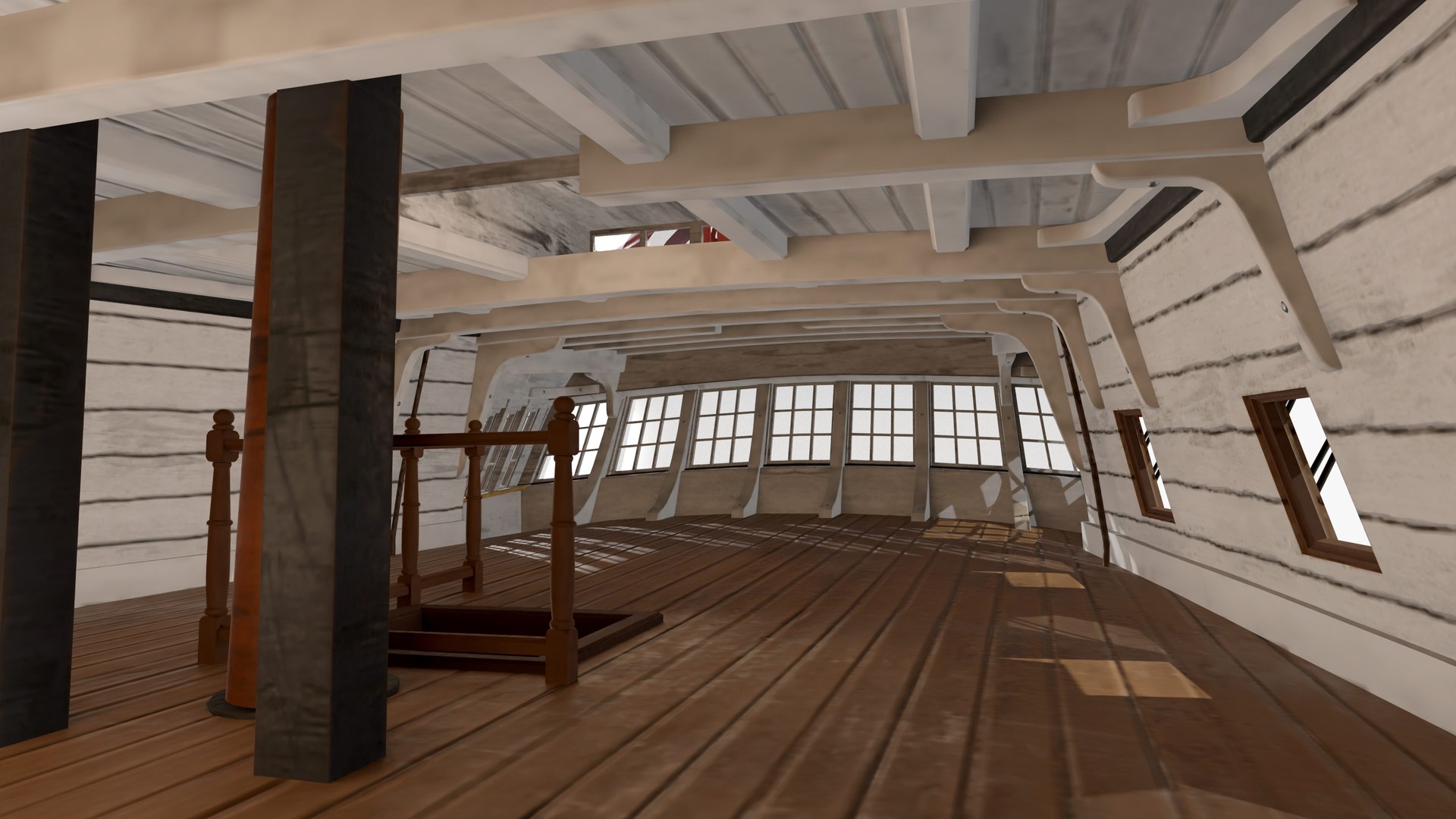 HMS Rose 3D model - TurboSquid 2097054