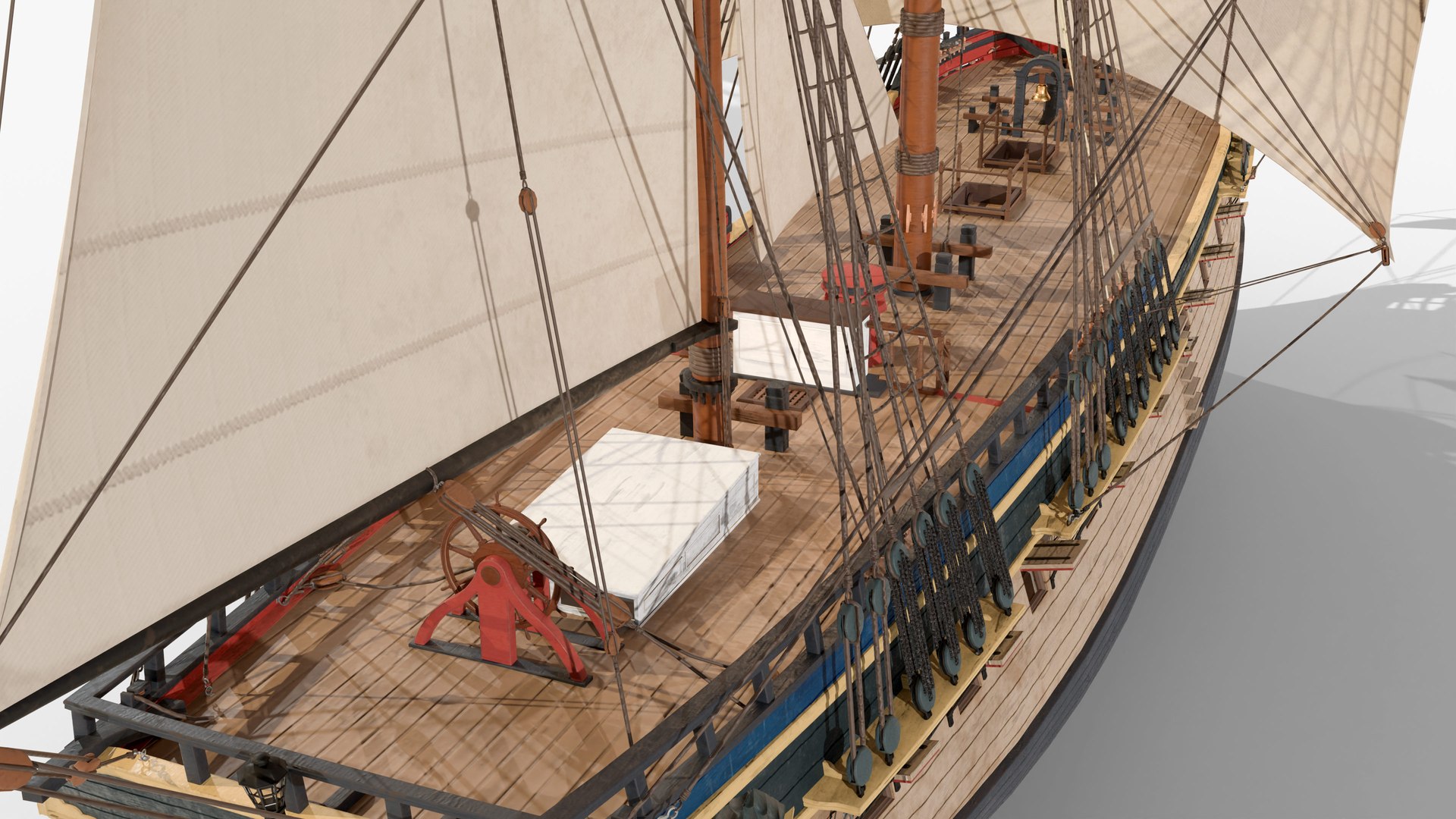 HMS Rose 3D Model - TurboSquid 2097054