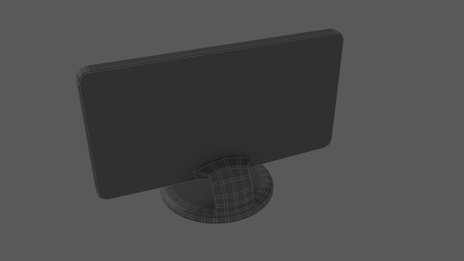 3d Model Basic Computer Monitor