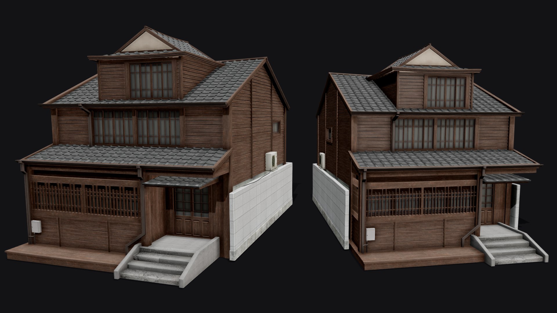 Japanese Style House 3D Model - TurboSquid 1494860
