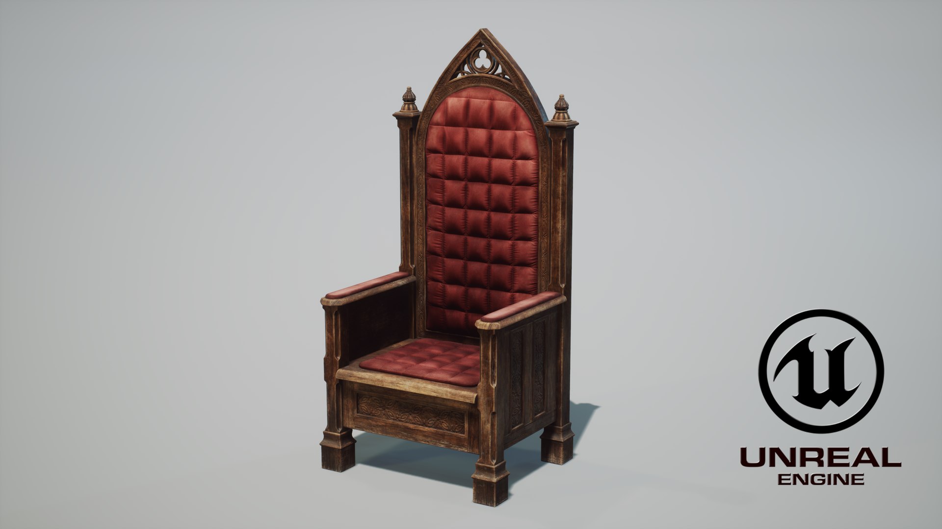 3D Medieval Throne PBR Game Ready - TurboSquid 2095786