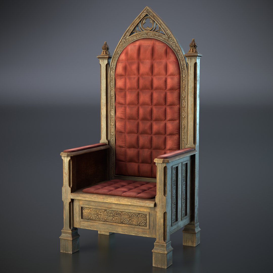 3D Medieval Throne PBR Game Ready - TurboSquid 2095786