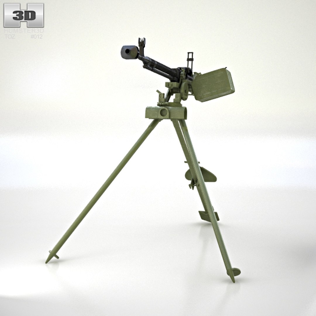 3D Dshk Dshkm Model - TurboSquid 1166523