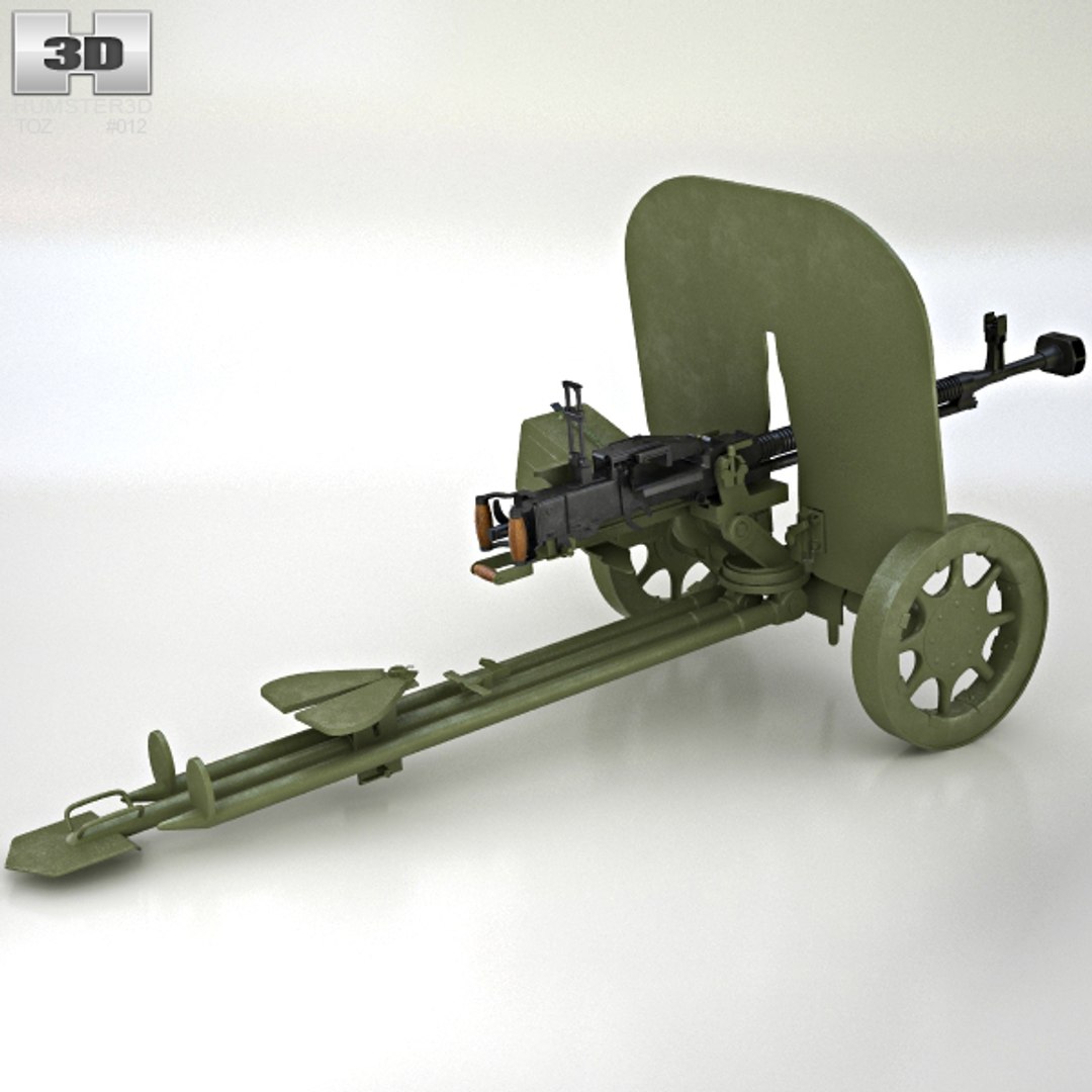 3D Dshk Dshkm Model - TurboSquid 1166523