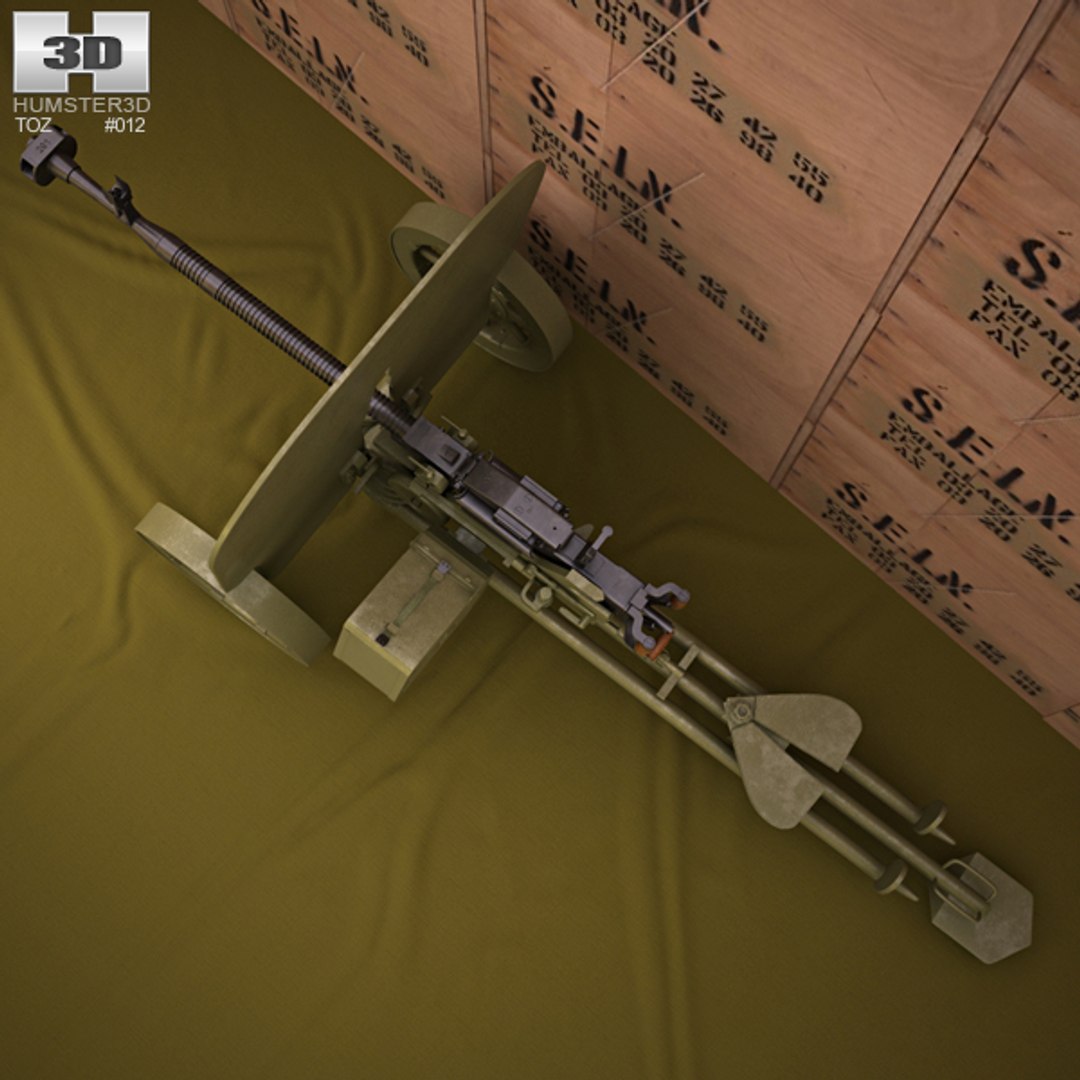 3D Dshk Dshkm Model - TurboSquid 1166523