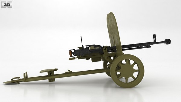 3D dshk dshkm model - TurboSquid 1166523