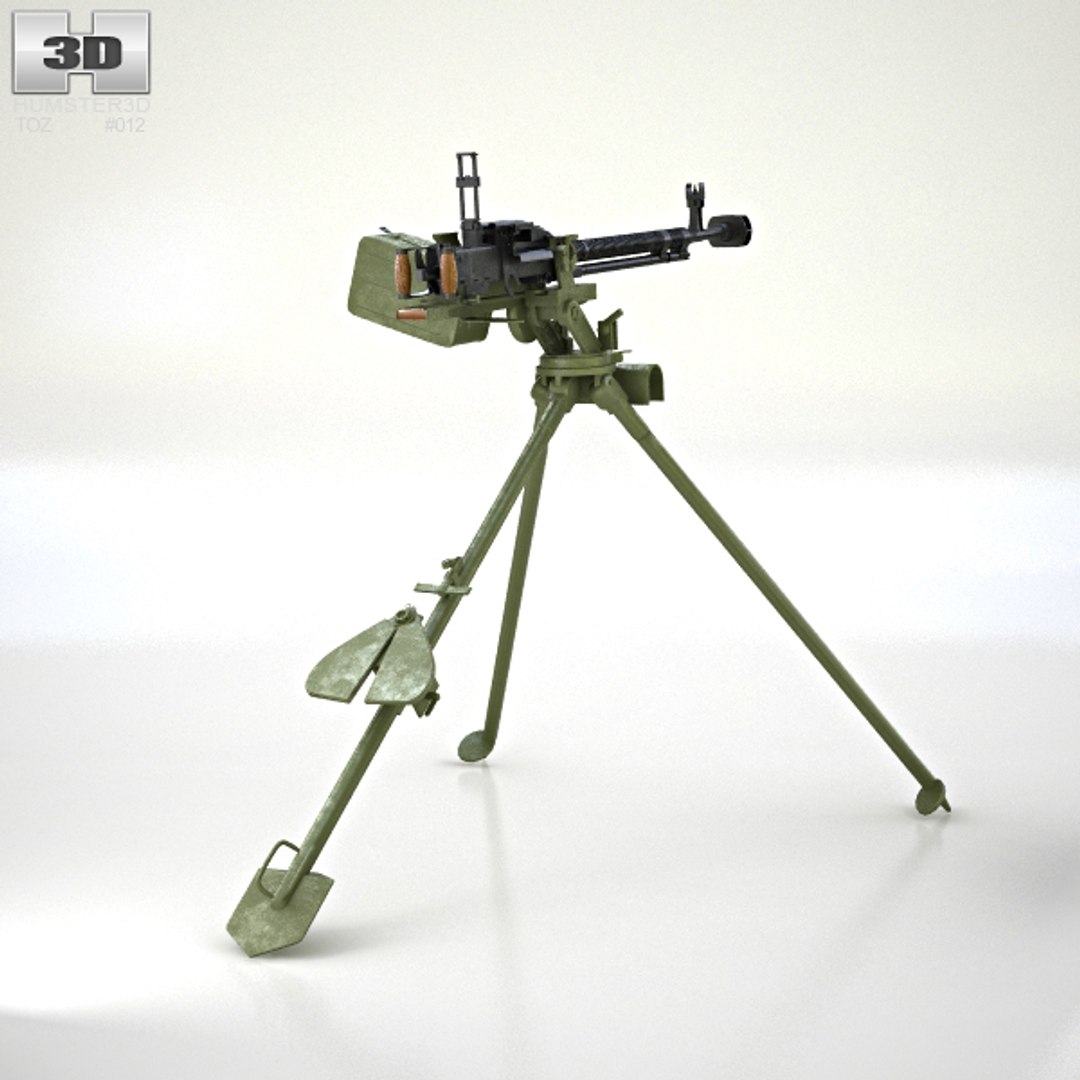 3D Dshk Dshkm Model - TurboSquid 1166523