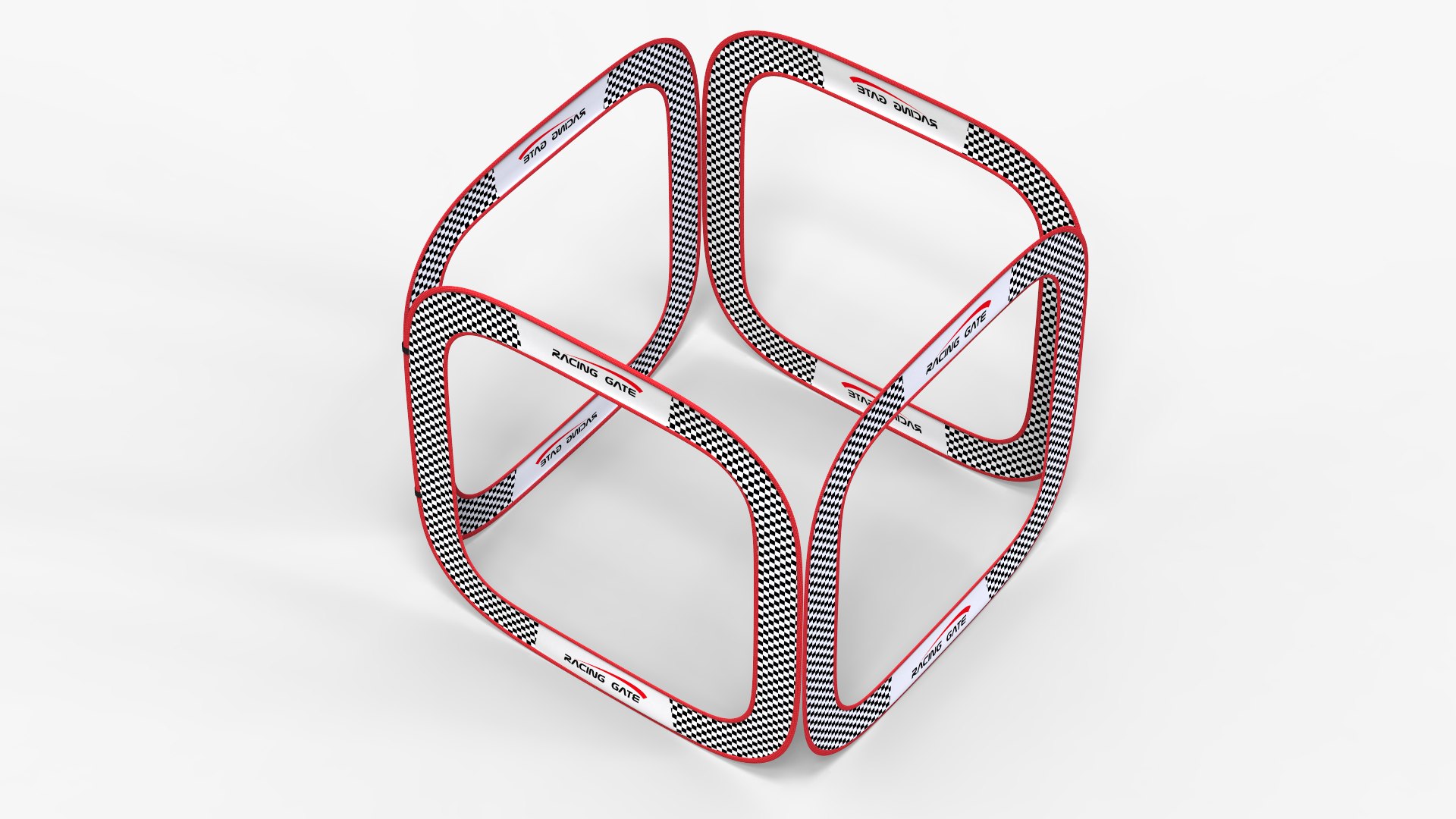 3D Model FPV Pop Up Cube Air Gate - TurboSquid 2026297