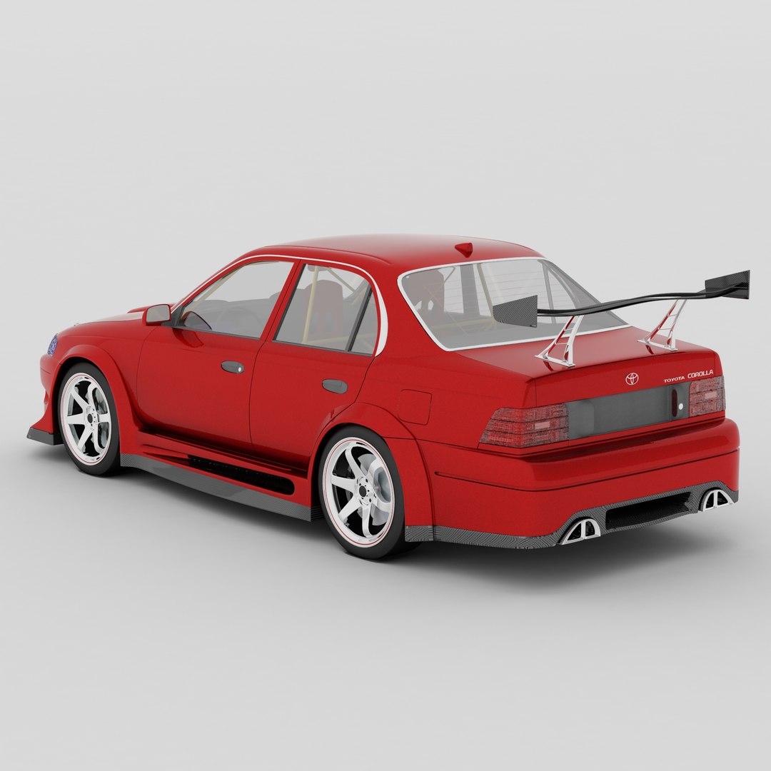 3d Toyota Corolla E100 Drift