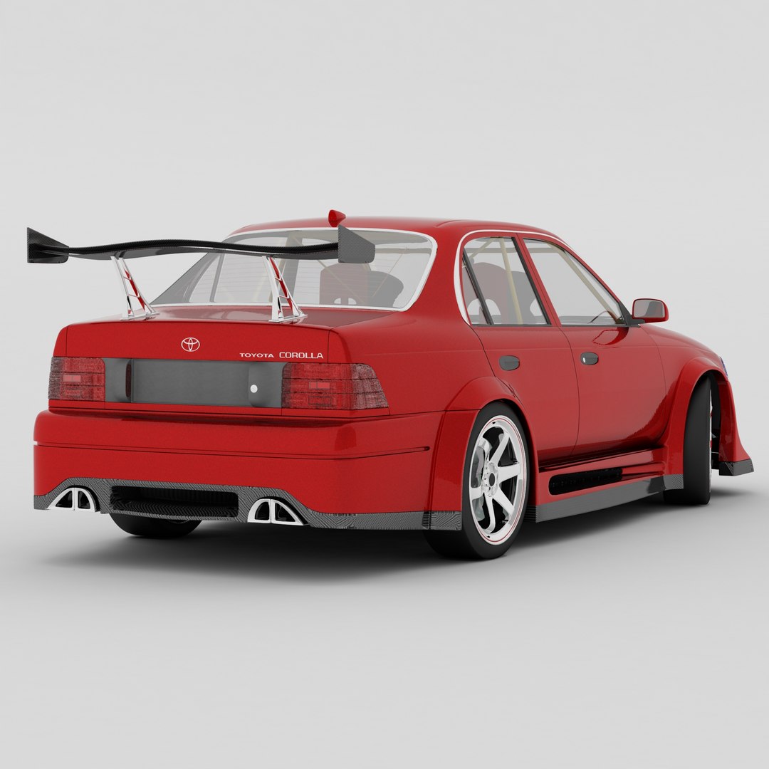 3d Toyota Corolla E100 Drift