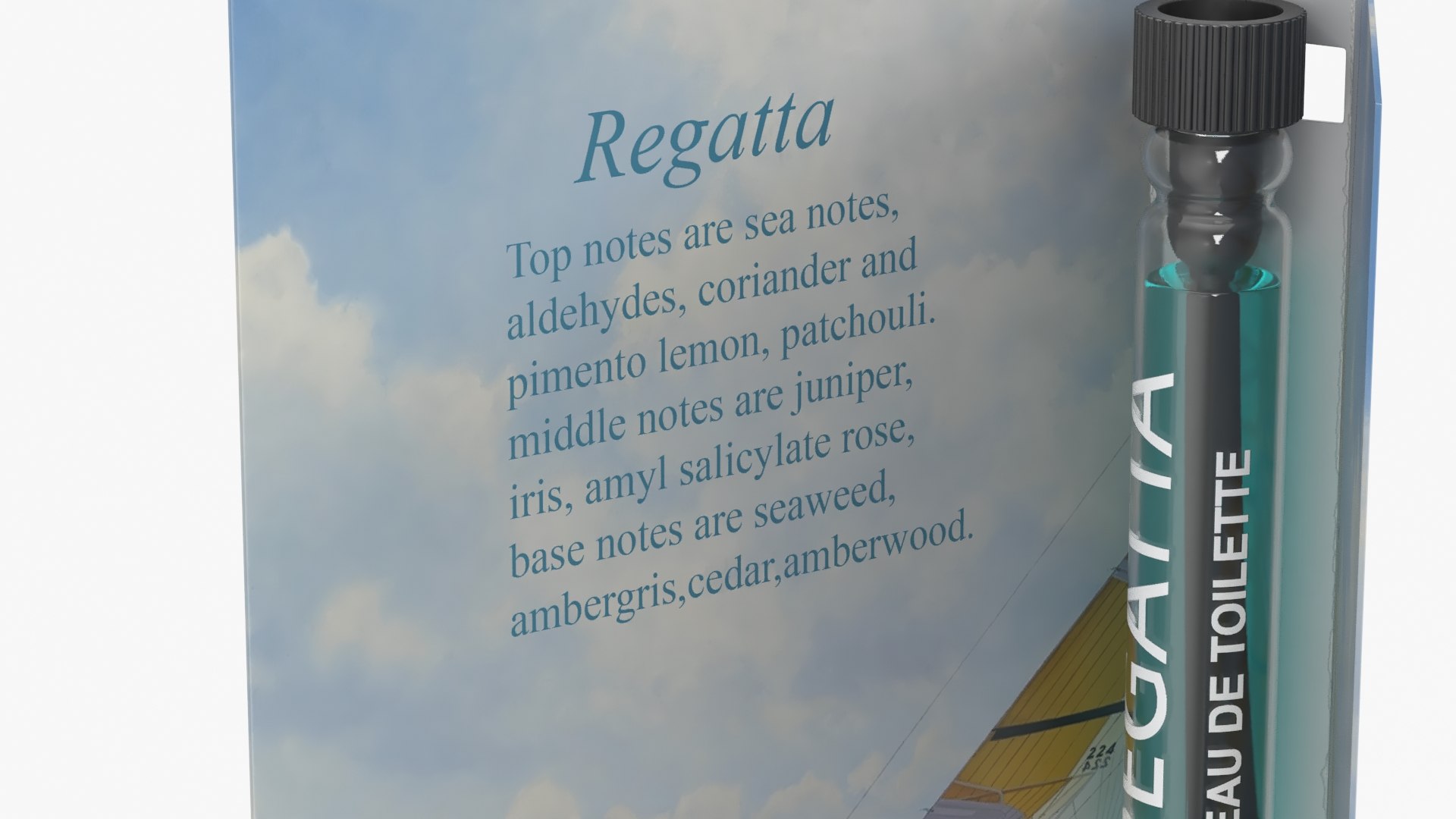 Regatta Sample Package Of Eau De Toilette Perfume Model - TurboSquid ...