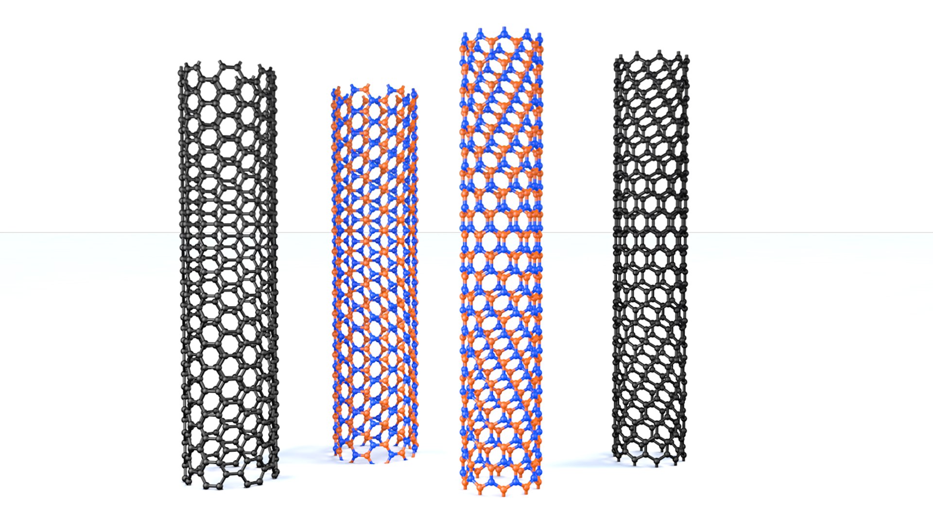 Carbon Nanotube Bn Model - TurboSquid 1546341