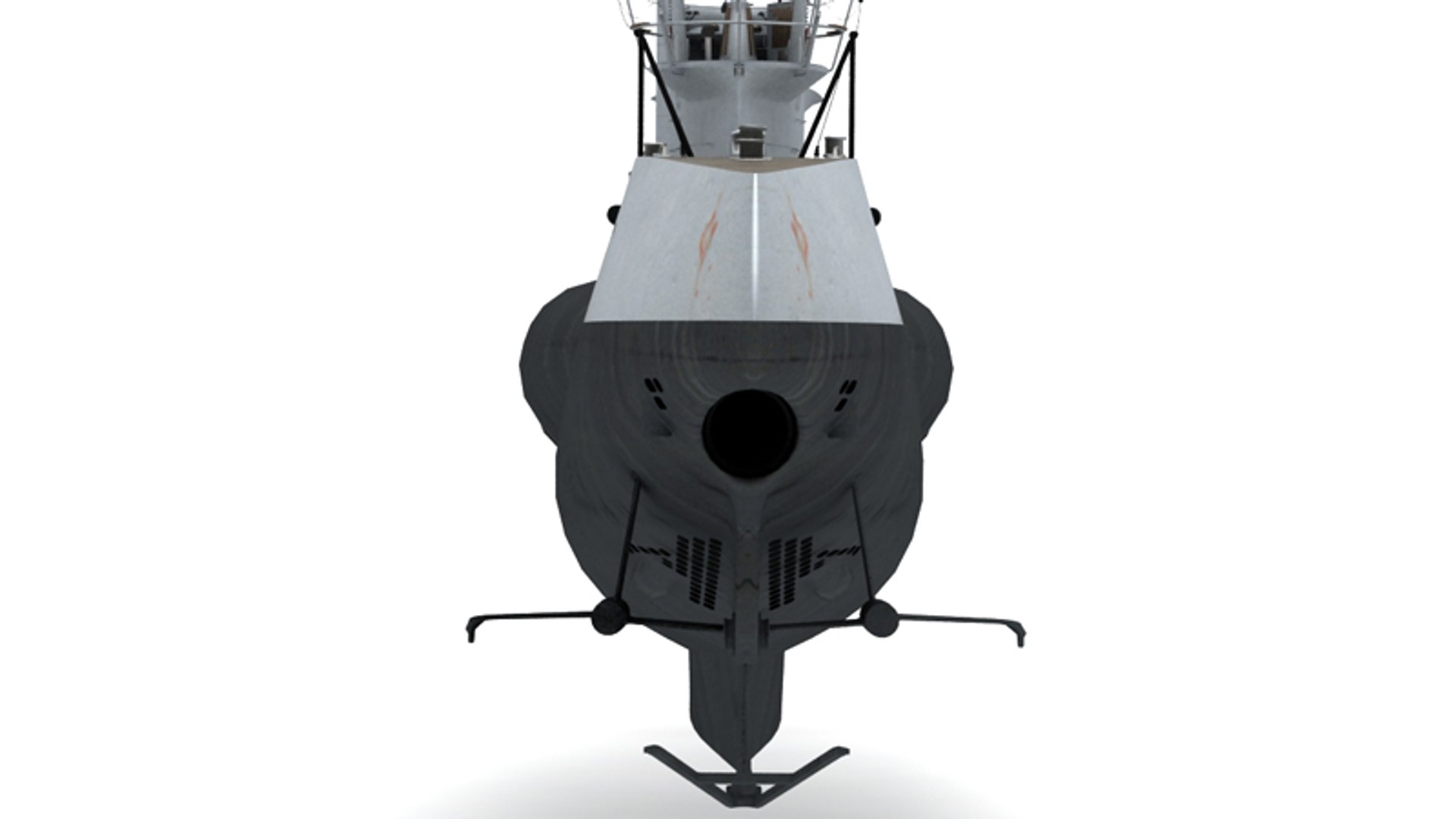 3d Max German Submarine U-201