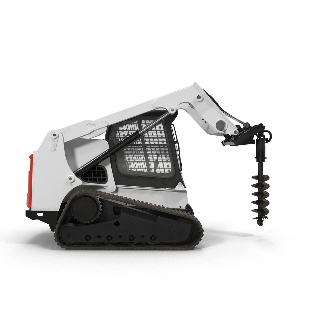 3d Compact Tracked Loader Auger