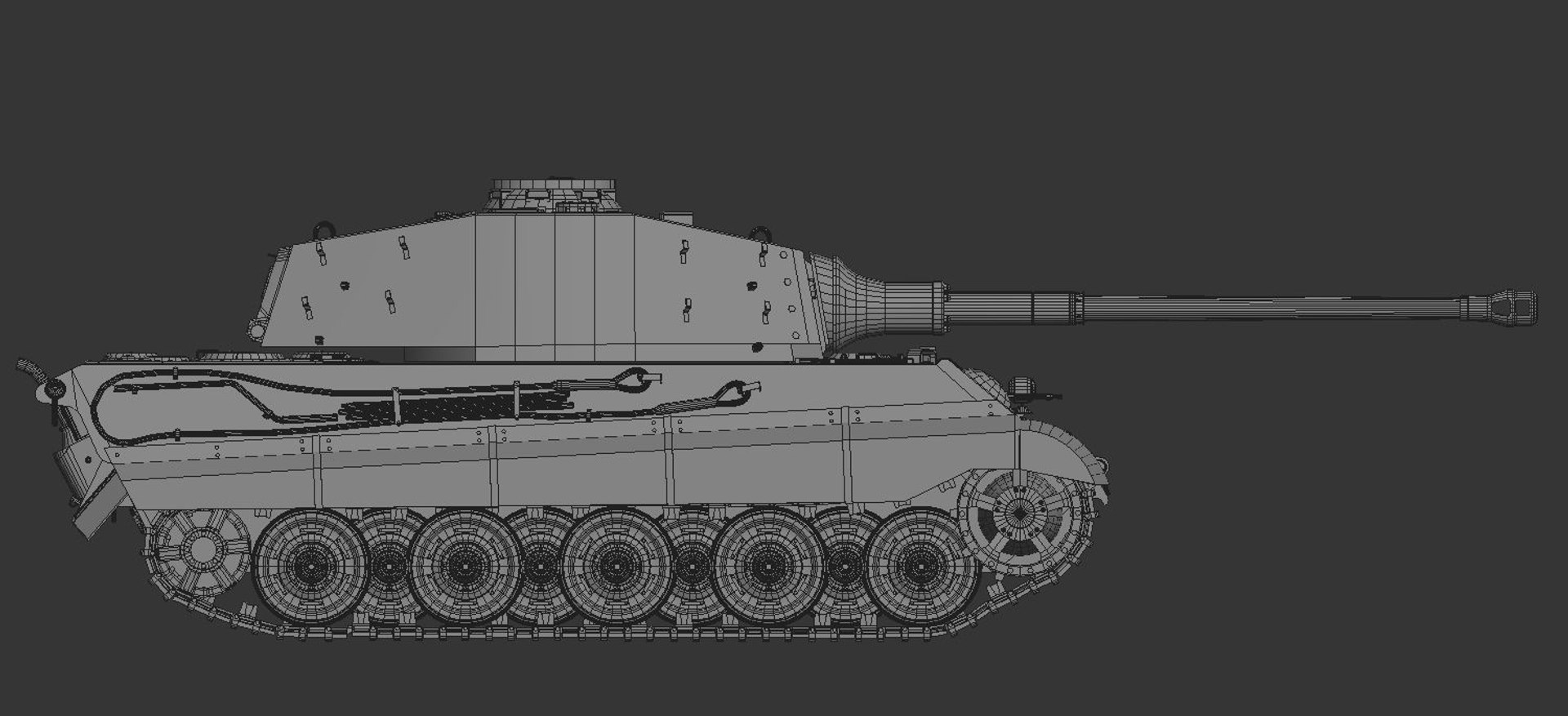 3D Tiger Tank Model - TurboSquid 1407733