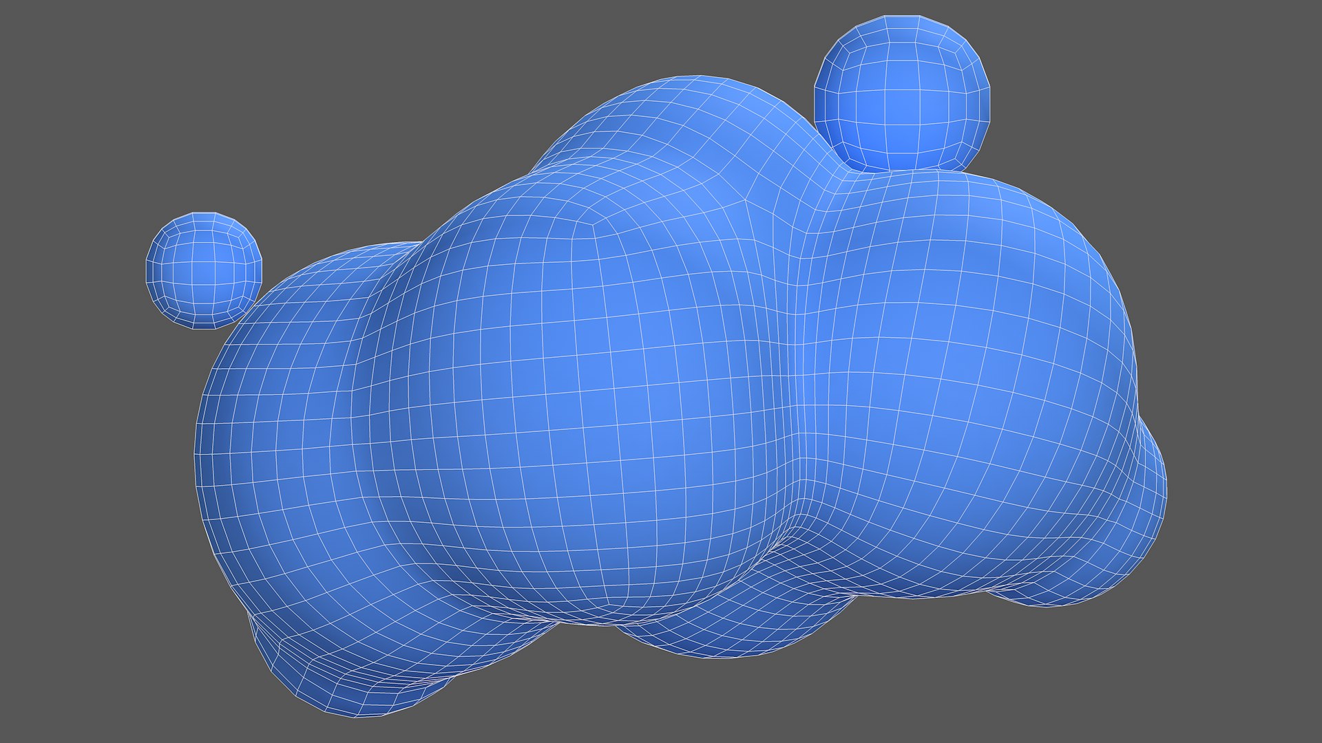 Cartoon Clouds 3D Model - TurboSquid 1857586