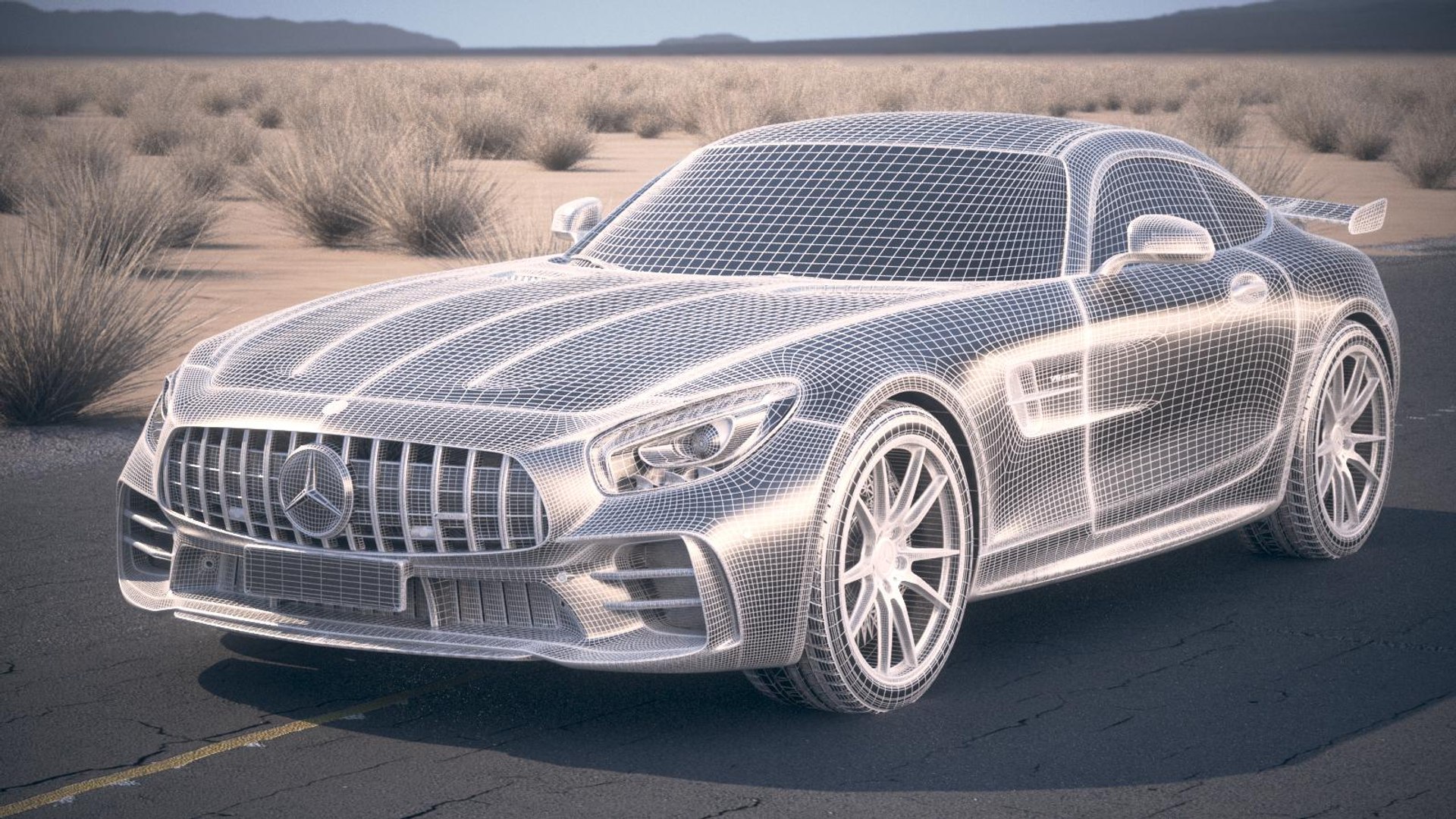 3d Model Mercedes Amg Gt