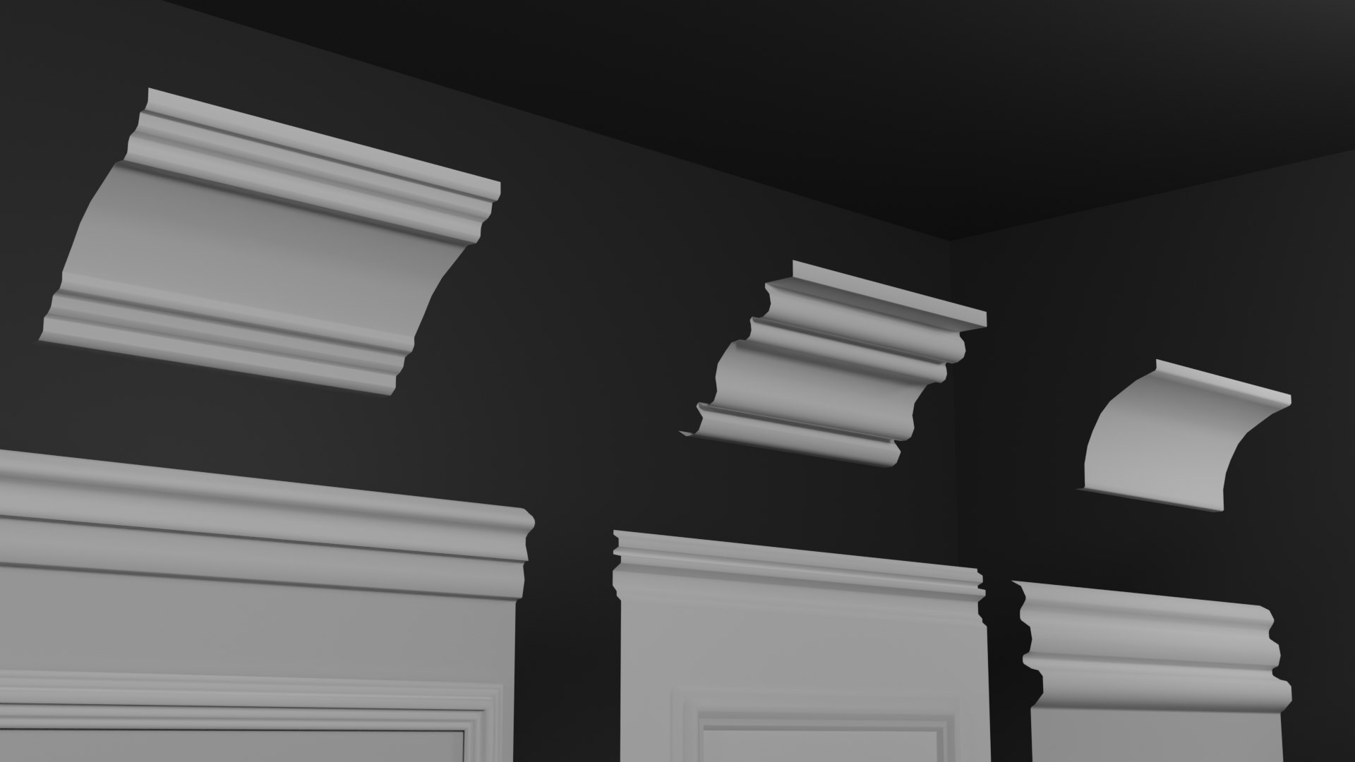 Floor Wall Trim 3D Model - TurboSquid 1695716